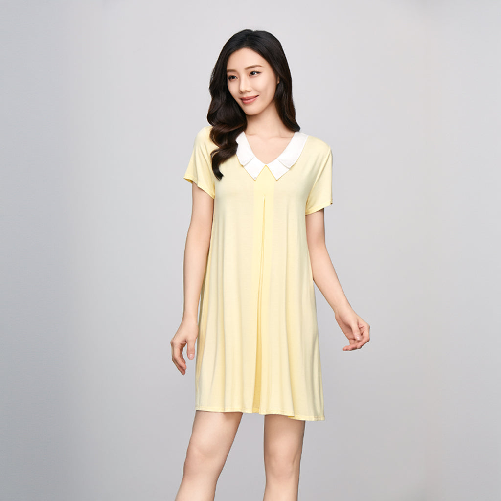 【韻致】抑菌竹纖維短袖睡裙 – Embry Form