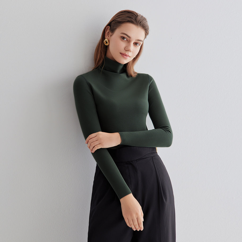 【新呼吸】防靜電抑菌樽領抓絨長袖保暖衣 – Embry Form